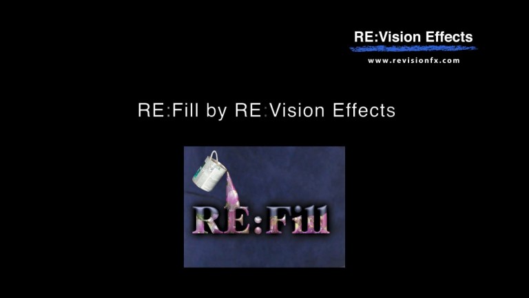 RE:Fill - RE:Vision Effects